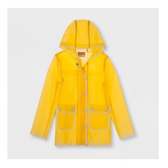 Hunter | Jackets & Coats | Hunter 5t Yellow Hooded Raincoat Jacket ...